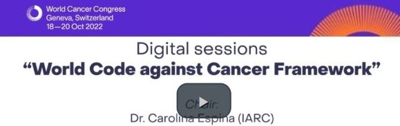 World Code Against Cancer Framework: Resources